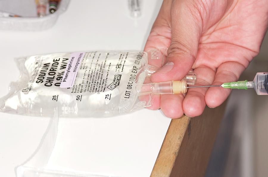 Phenylephrine Solution Photograph by Dr P. Marazzi/science Photo Library