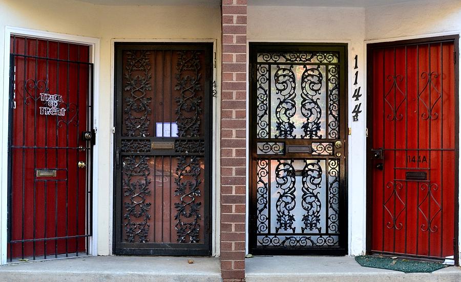 Philadelphia Doors Photograph by Olga Breslav - Pixels