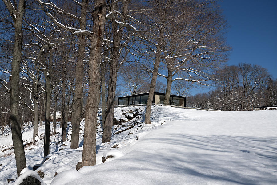 Philip Johnson's Glass House in Connecticut Photograph by Carol M ...
