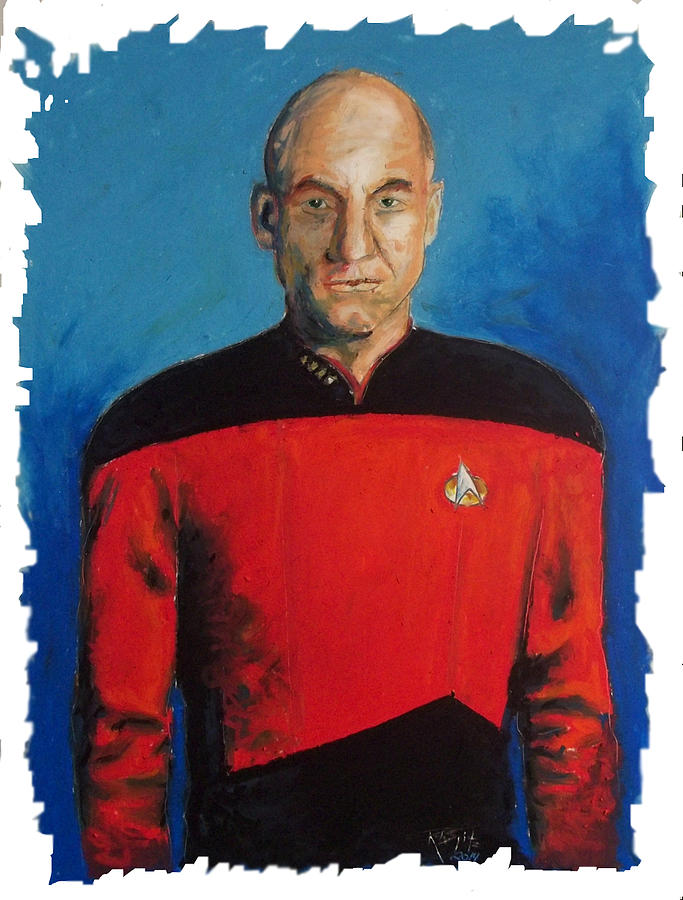 Picard Painting by Rob Spitz - Fine Art America