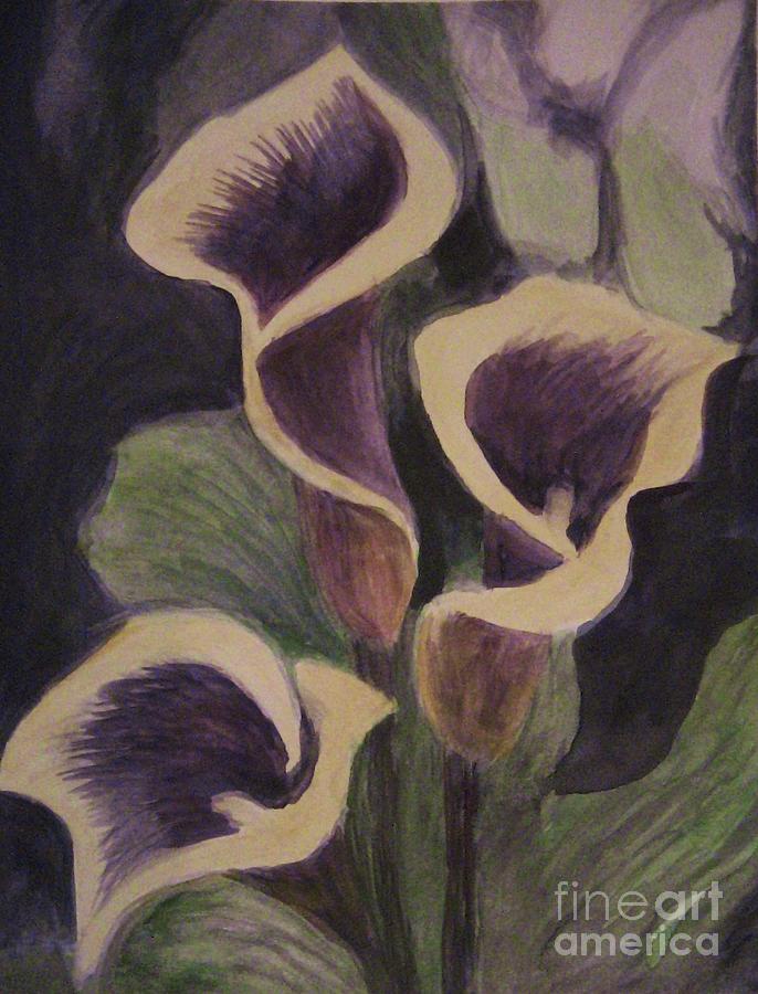 Picasso Calla Painting by Lori Bace - Fine Art America