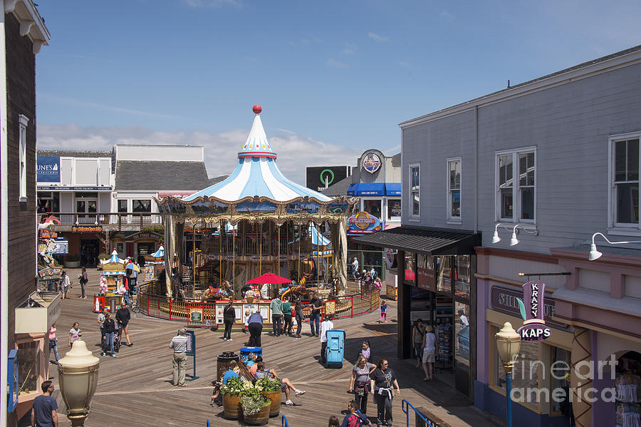 Pier 39 Carousel Photograph by Bob Phillips - Fine Art America