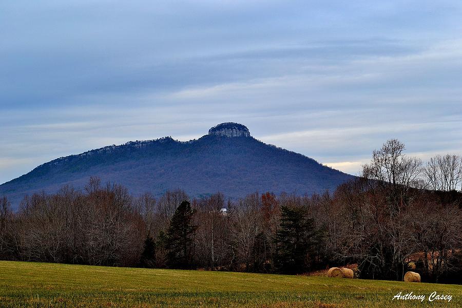 Pilot Mountain Photograph by Anthony Casey - Fine Art America