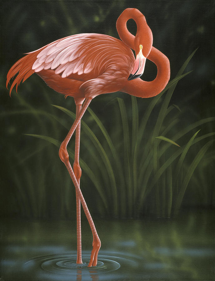 Pink Elegance Painting by Robert Giusti - Pixels