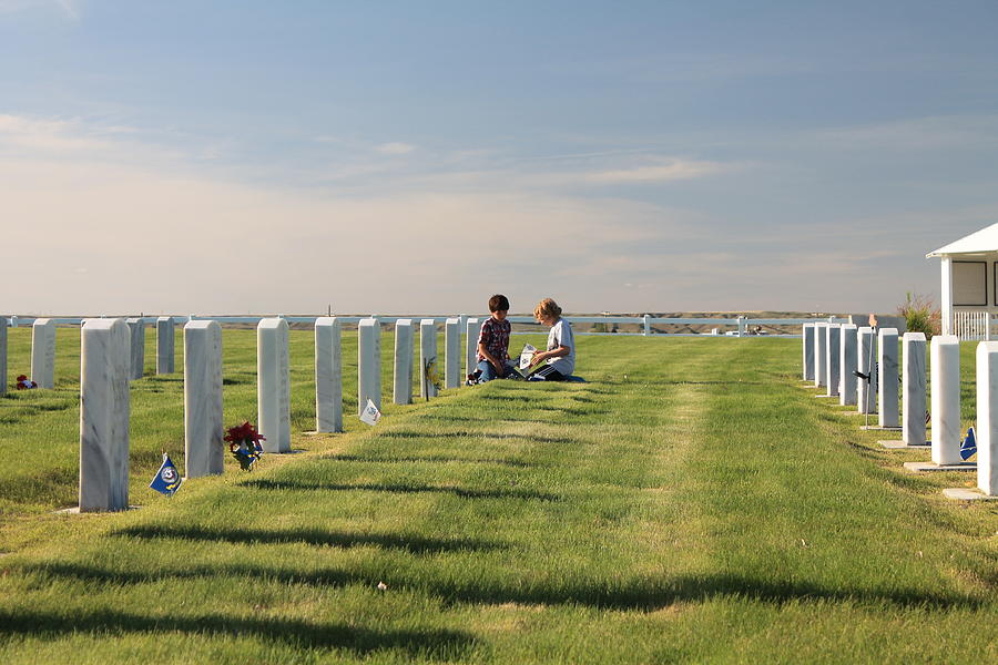 Placing Flags Photograph by Sandra Larson - Fine Art America