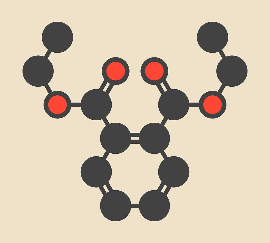 Plasticizer Molecule by Science Photo Library