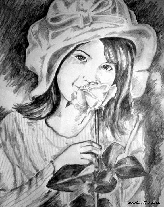 Pleasent Drawing by Aevin Thomas - Fine Art America