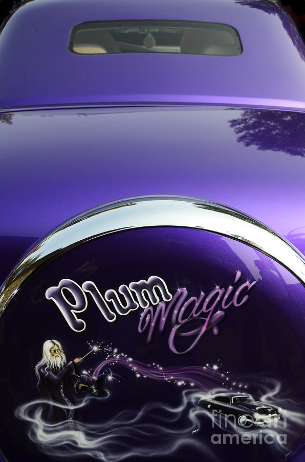 Plum Magic Classic Car Photograph by Bob Christopher - Pixels