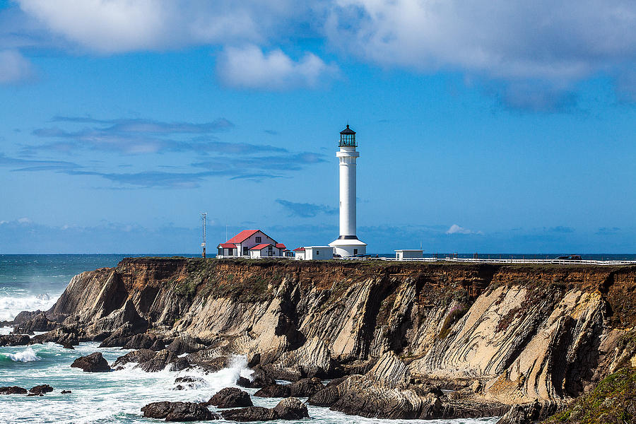 Point Arena Lighthouse 2 Photograph by John Crowe - Fine Art America