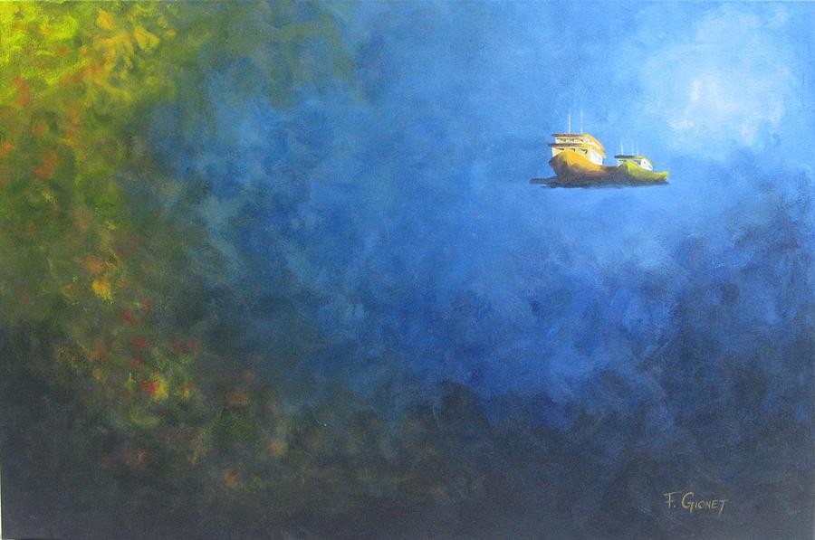 Point de vue - Point of view Painting by France Gionet - Fine Art America
