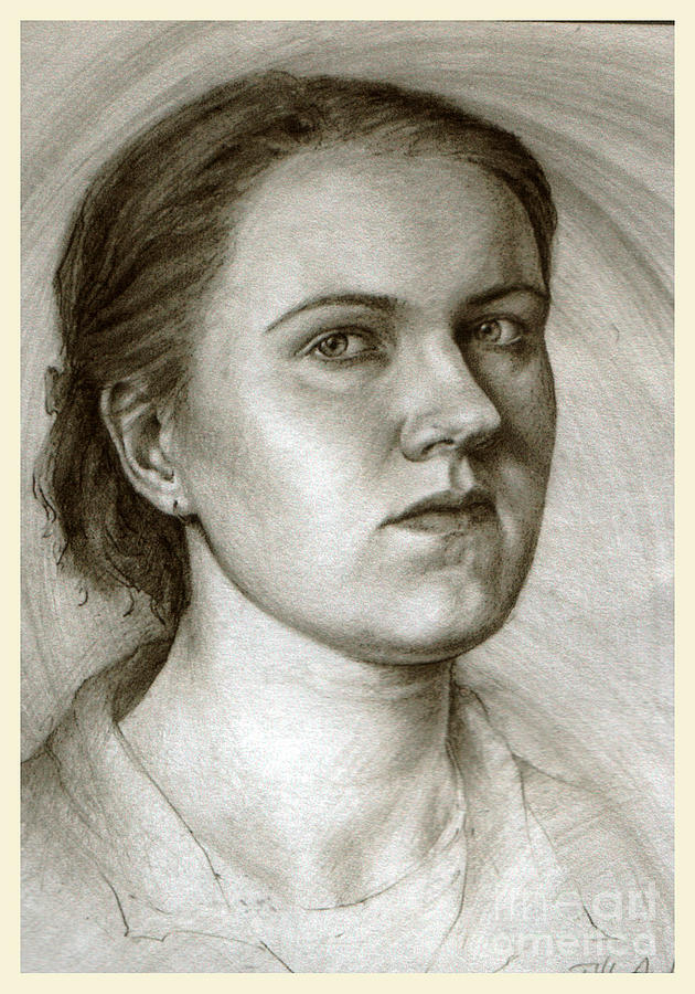 Portrait Drawing by Aniko Toth - Fine Art America