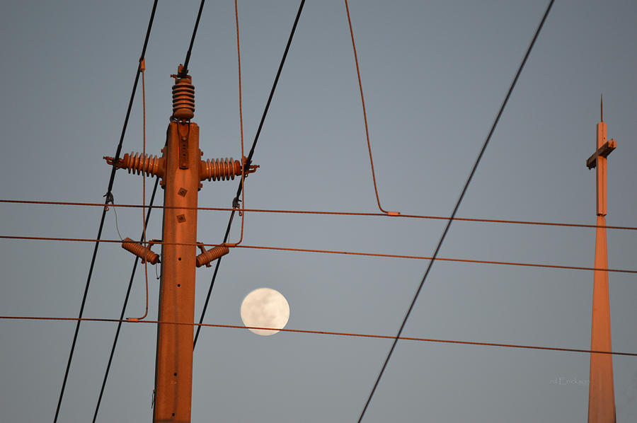 Power - Moon - Power Photograph by Roy Erickson - Pixels