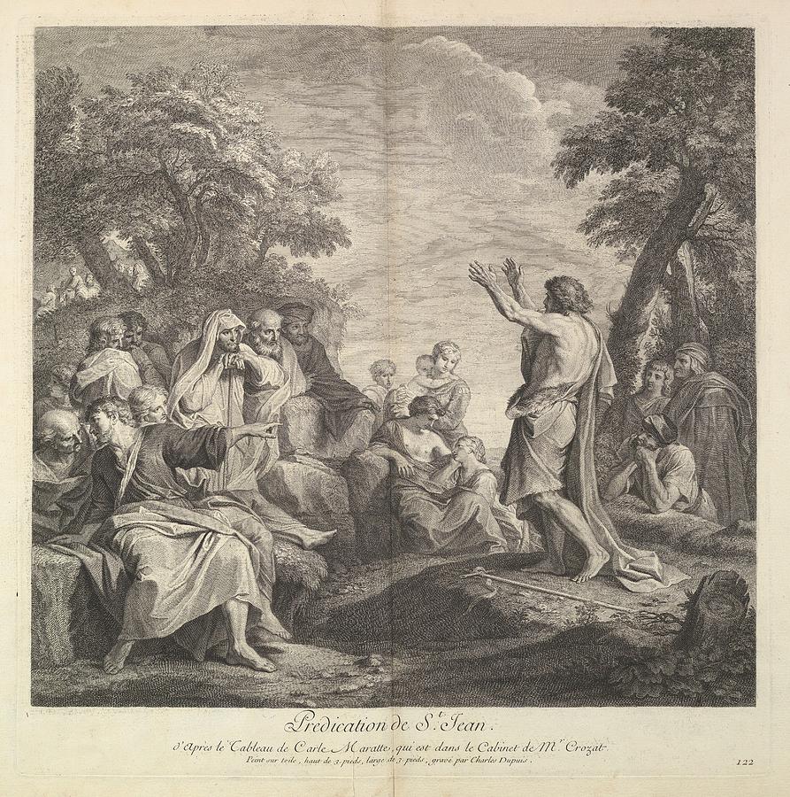 Predication De St. Jean Drawing by Charles Dupuis - Fine Art America