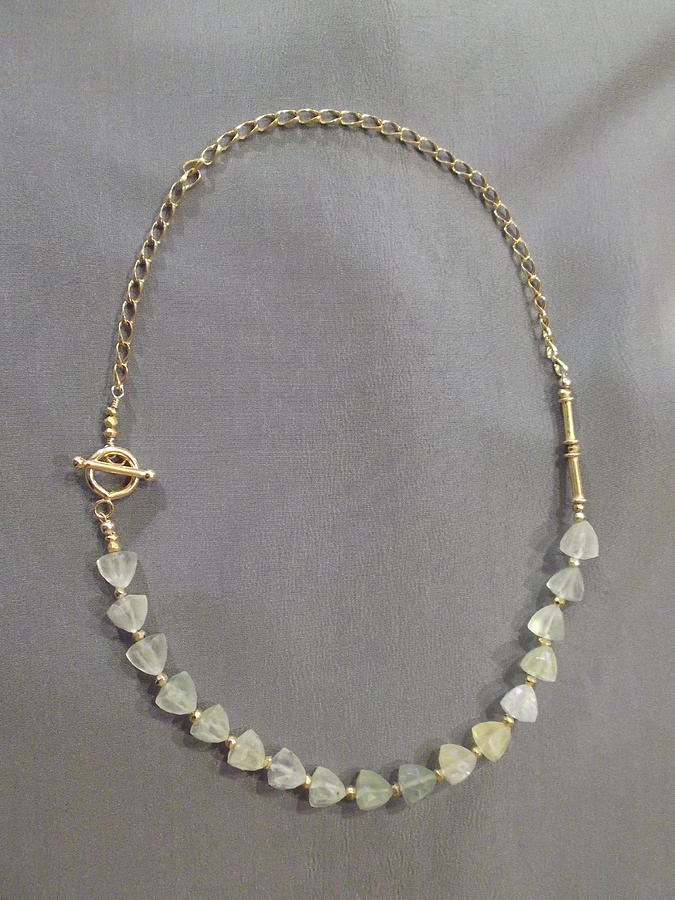 Prehnite gem chain necklace Jewelry by Jan Durand - Fine Art America