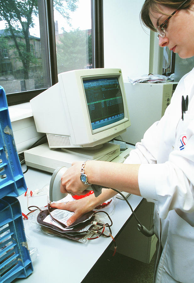 Preparing Blood Unit Mixing Photograph by Antonia Reeve/science Photo ...