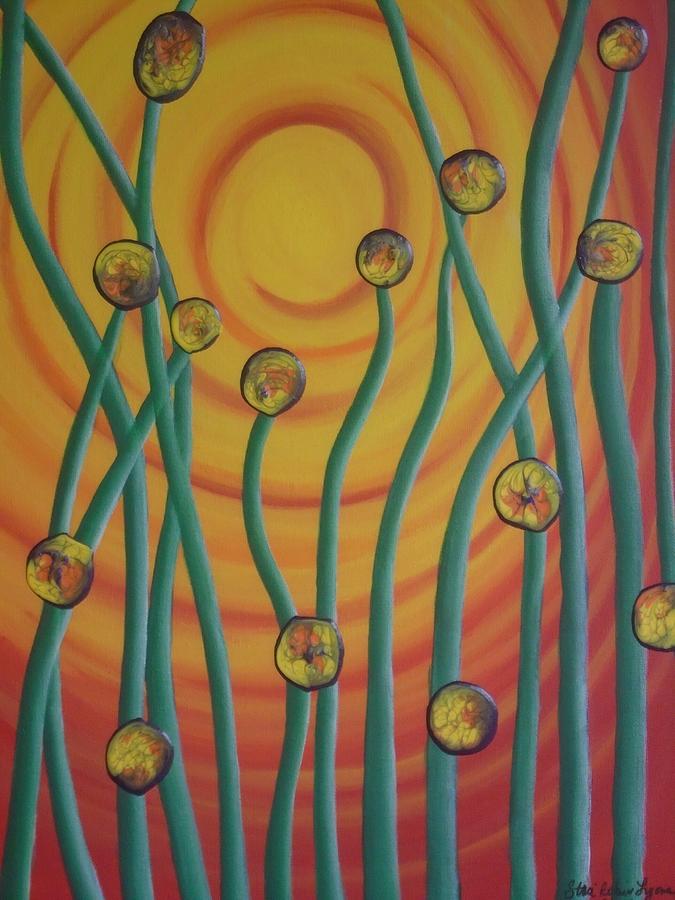 psychedelic Sunset 1 Painting by Staci Lyons - Fine Art America