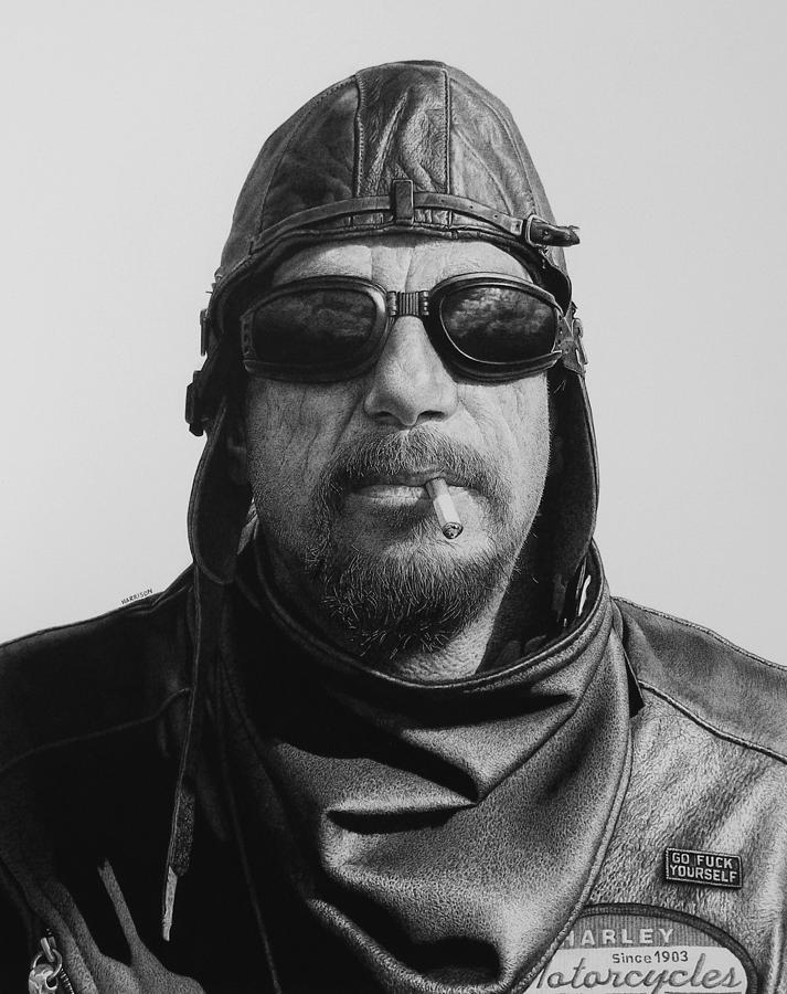 Psycho Drawing by Bill Harrison - Fine Art America