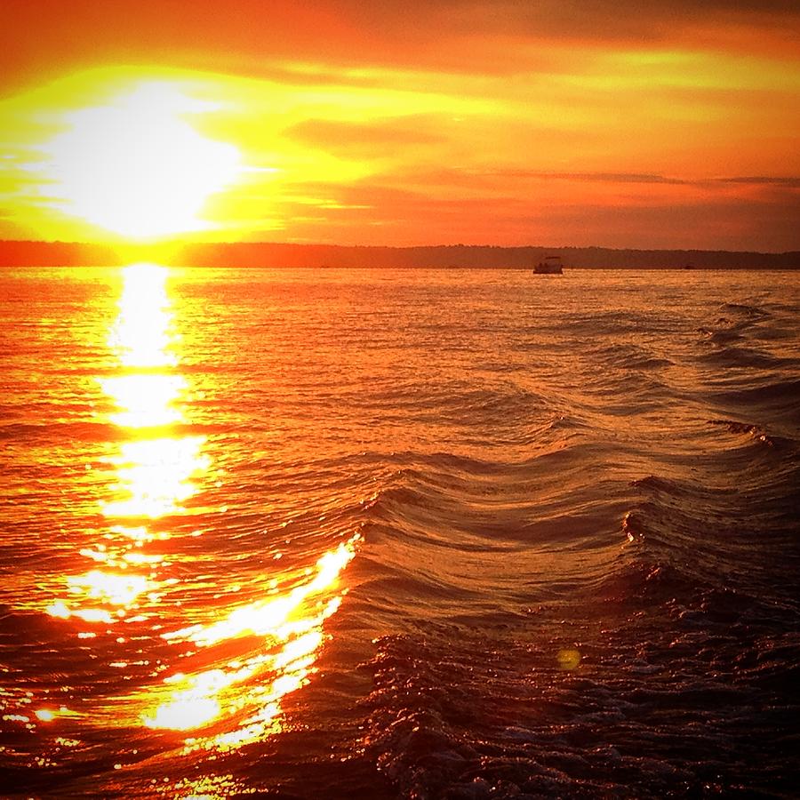 Pymatuning Sunset Photograph by Phillip W Strunk | Fine Art America