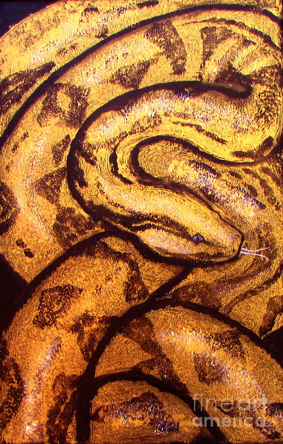 Python Painting by Bozena Simeth - Fine Art America