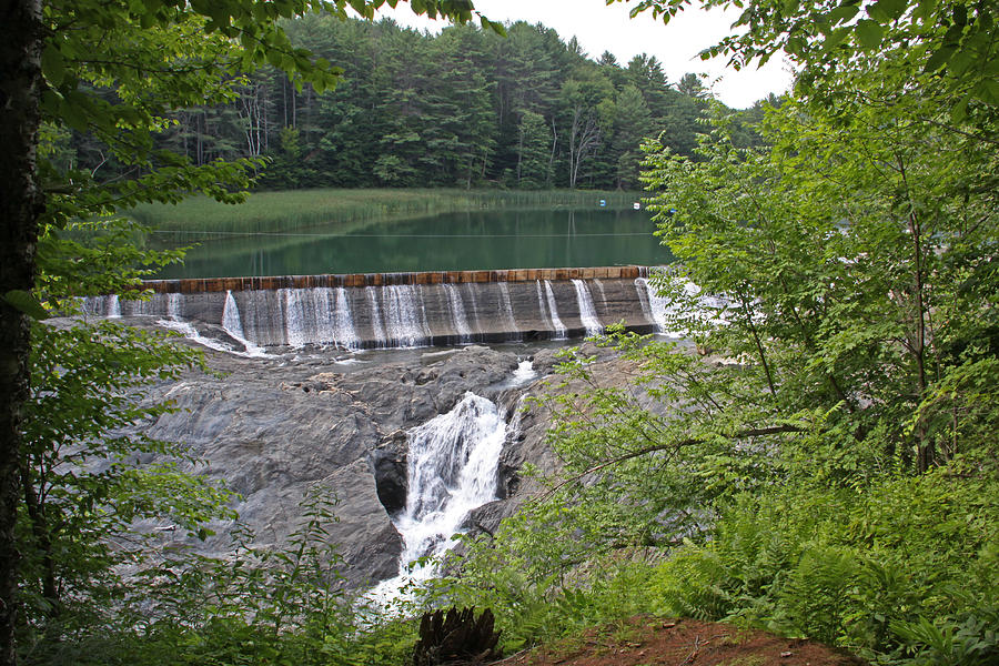 Quechee Gorge Dam Photograph by Gerald Mitchell