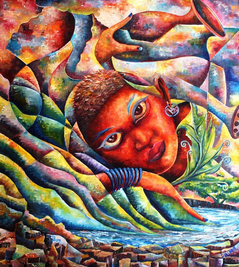 Rain Makers Dream Painting by Pascal Chuma