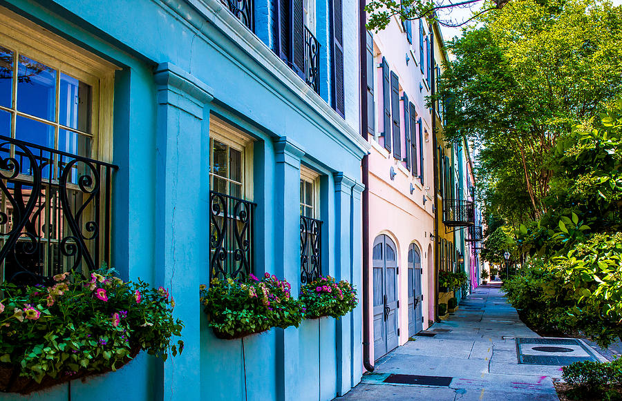 Rainbow Row 2 Photograph by William Carson Jr - Fine Art America