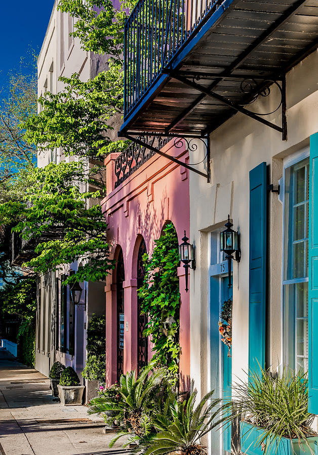 Rainbow Row Photograph by William Carson Jr - Pixels