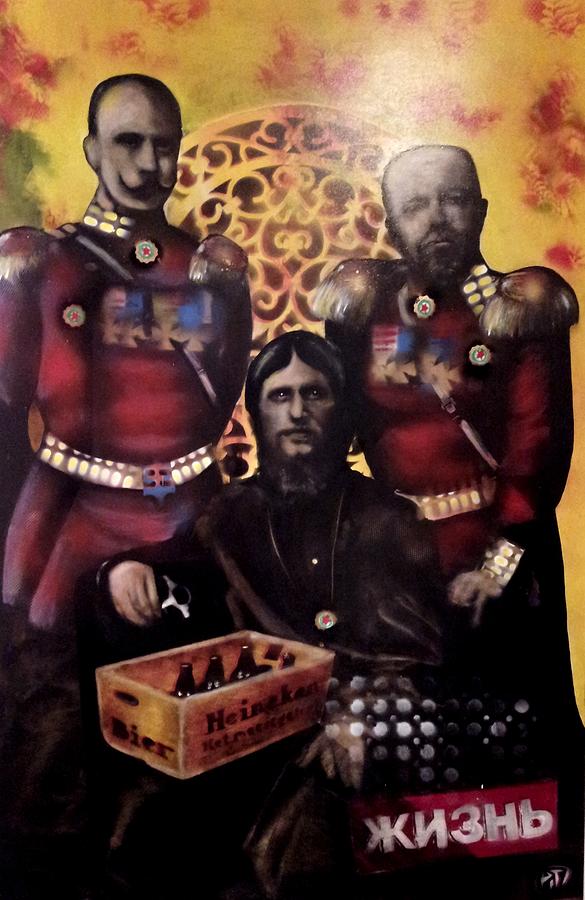 Rasputin Painting by Peter Pit