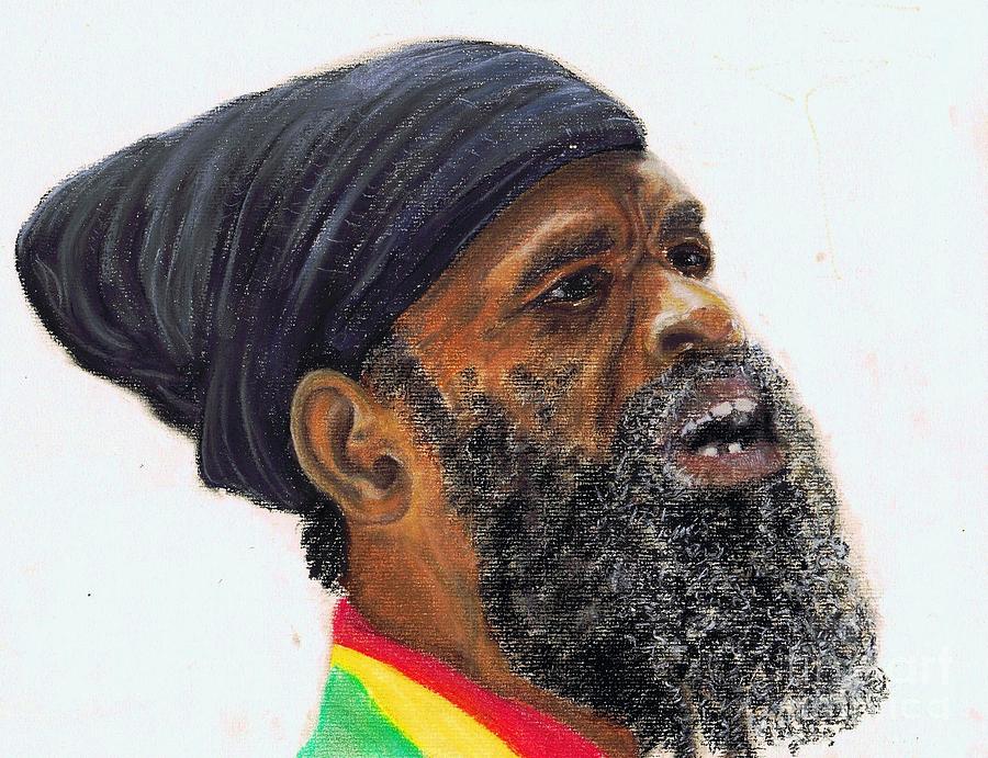 Rasta Elder Pastel by Rick Brind - Fine Art America