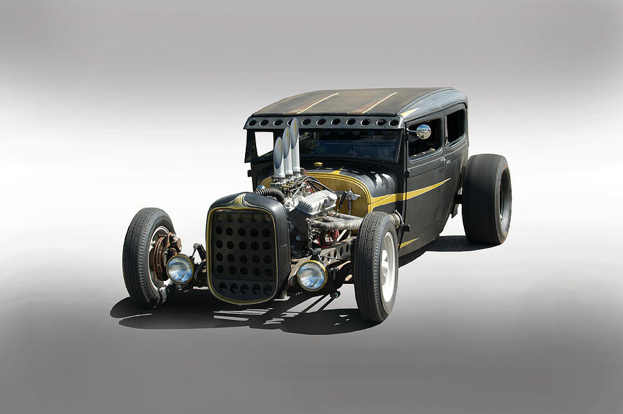 Rat Rod Studio Sedan Photograph by Dave Koontz - Pixels