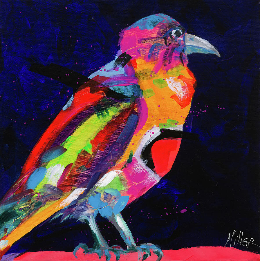 Raven Painting by Tracy Miller - Fine Art America