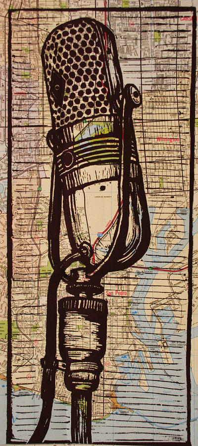 RCA 77 on Map Drawing by William Cauthern - Fine Art America