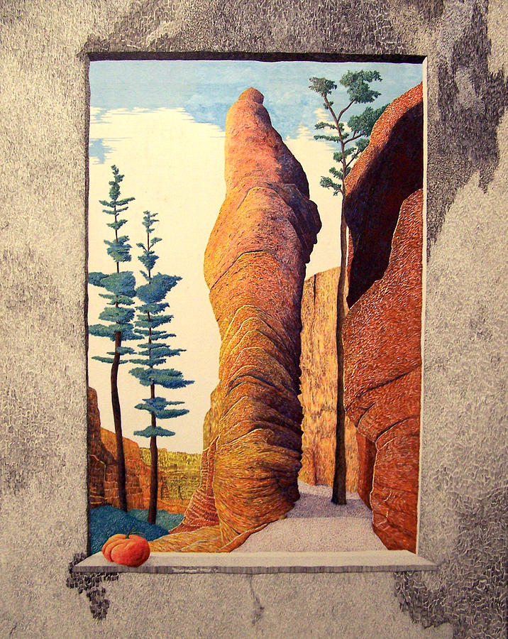 Reared Window Painting by A Robert Malcom | Fine Art America