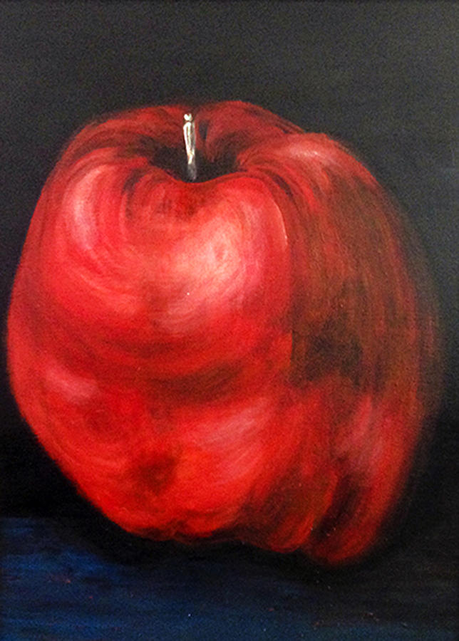 Red Apple Painting by Deb Wolf - Fine Art America
