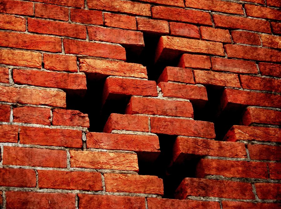 Red Bricks Photograph by Michelle Hunter - Fine Art America