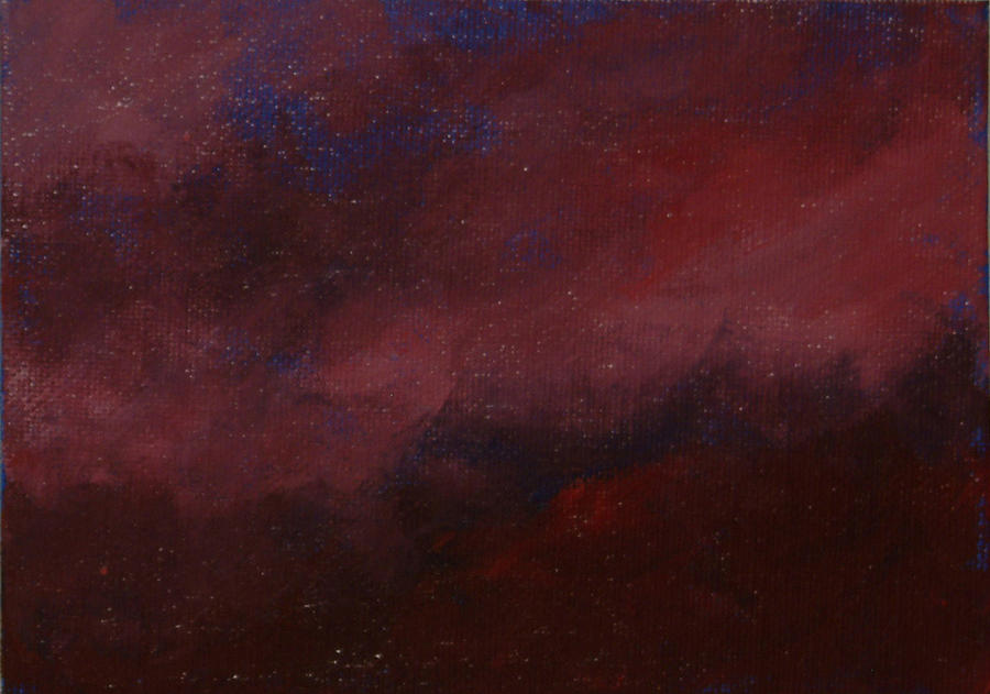 Red Clouds Painting by Suzanne Snyder - Fine Art America