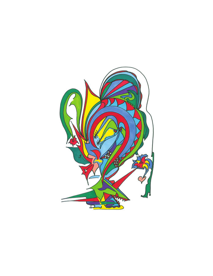 Red Design Drawing by In2See - Fine Art America