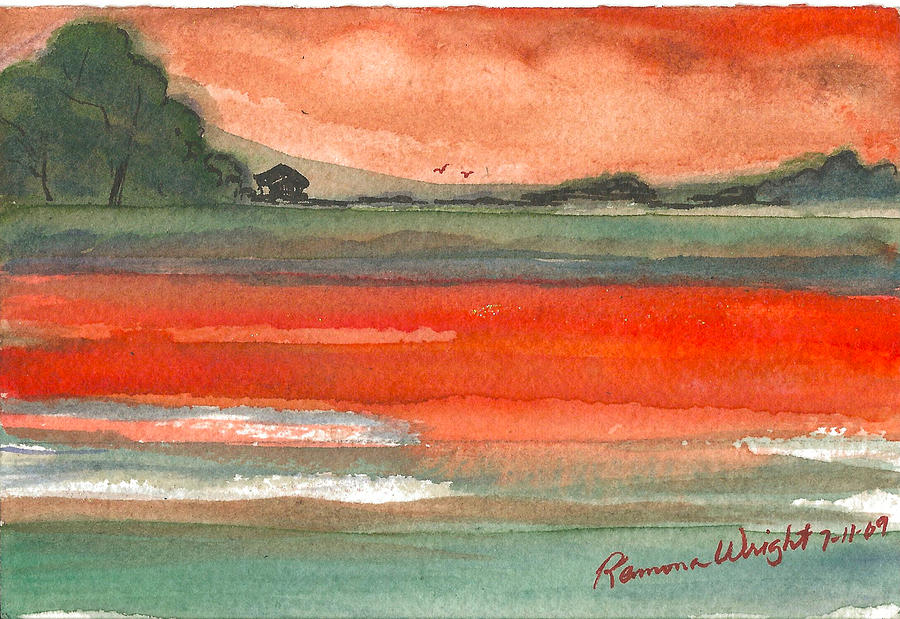 Red River Painting by Ramona Wright - Fine Art America