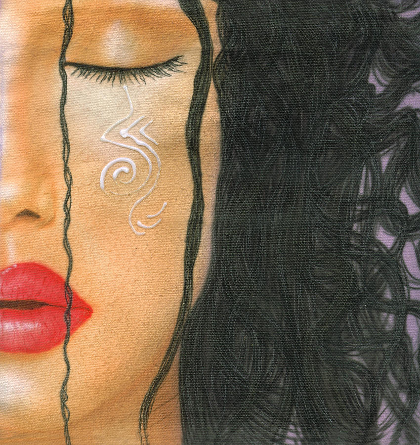 Red Ruby Lips Painting by Fred Odle - Fine Art America