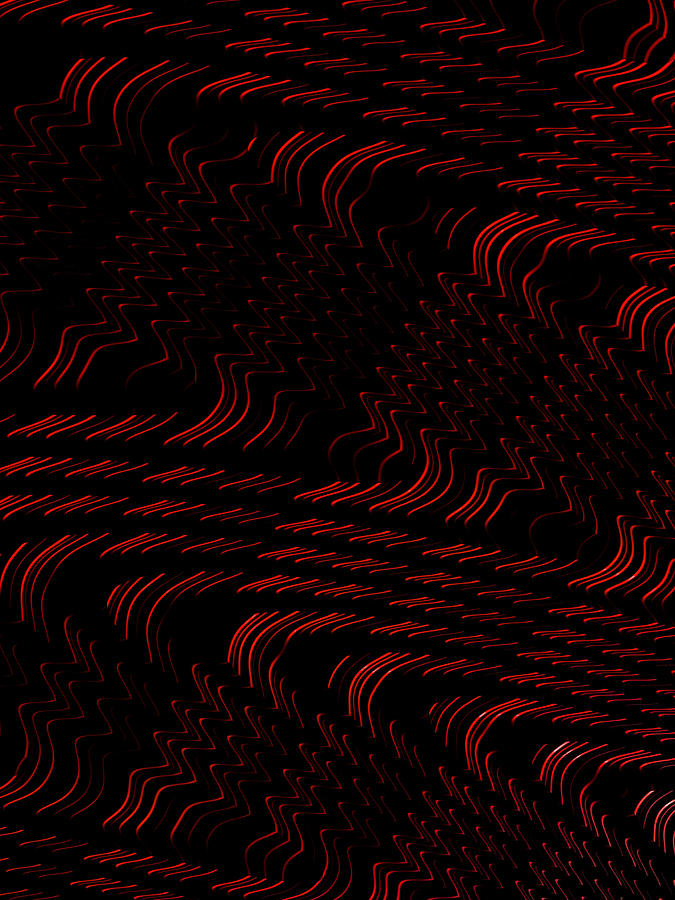 Red Scribbles Photograph by Bill Owen | Pixels