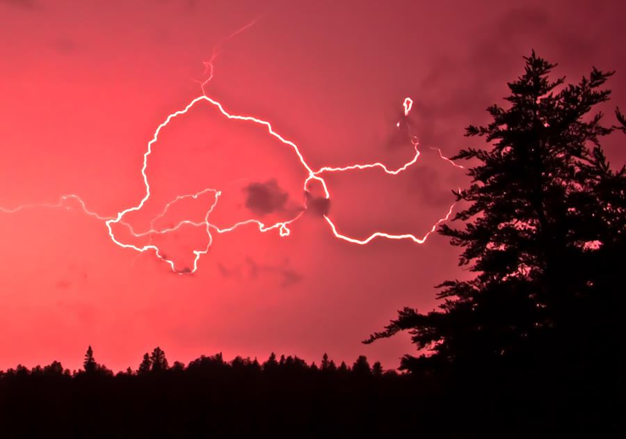 Red Strike Photograph by Matthew Barton - Fine Art America