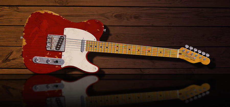 Red Tele Digital Art by WB Johnston - Fine Art America