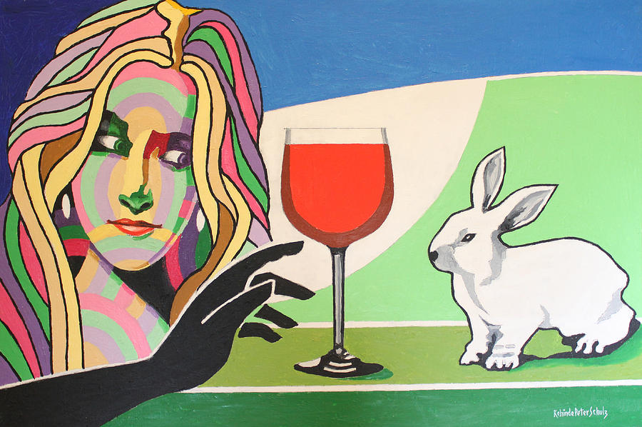 Red Wine Painting by Kehinde Peter Schulz - Fine Art America