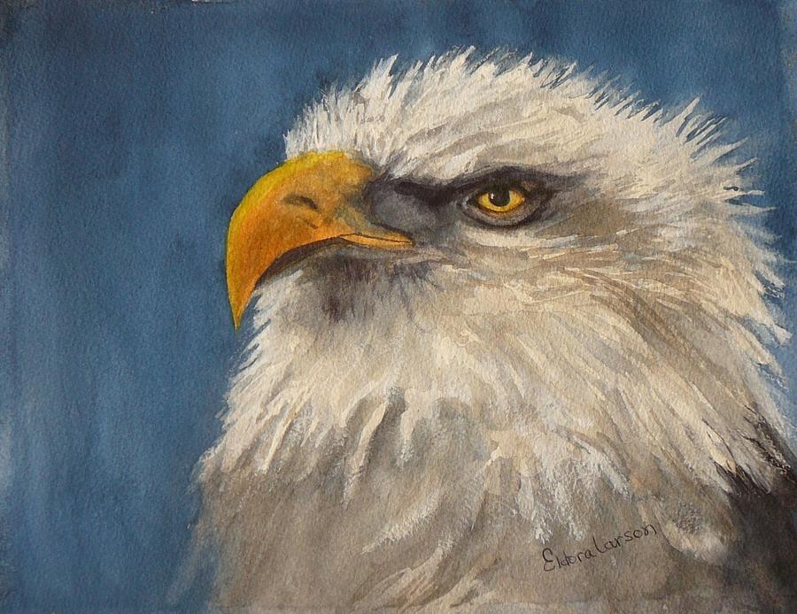 Regal Eagle Painting by Eldora Schober Larson - Pixels