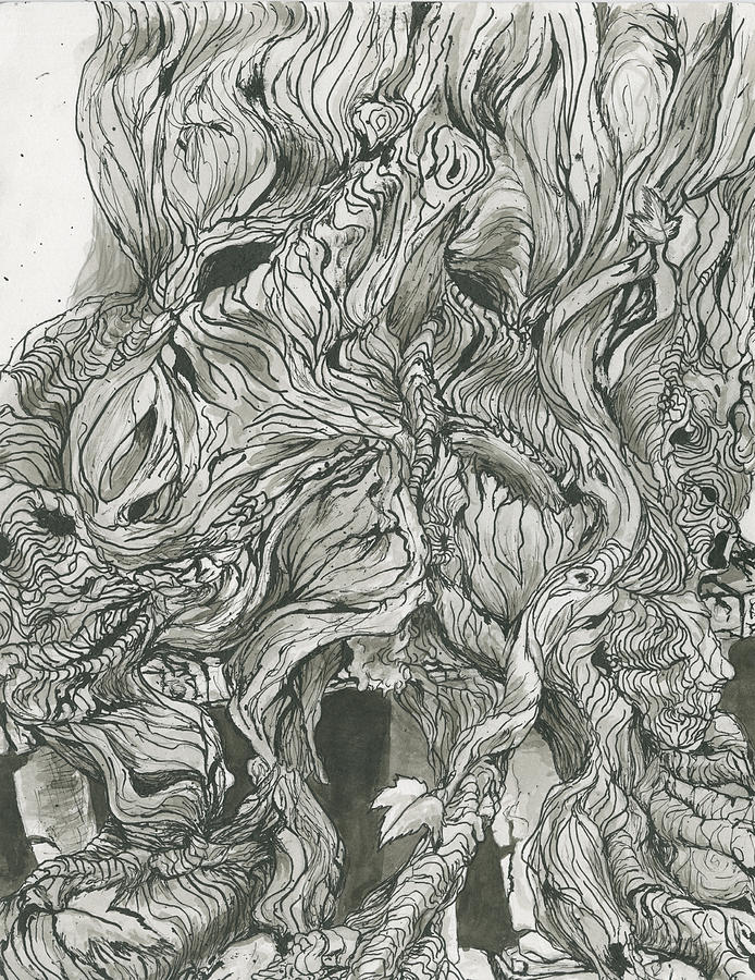 Relativity Drawing by Jacques Achille - Fine Art America