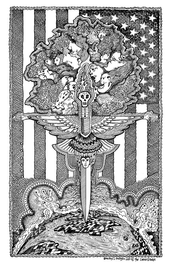 Religion Divides Painting by Lance Graves - Fine Art America
