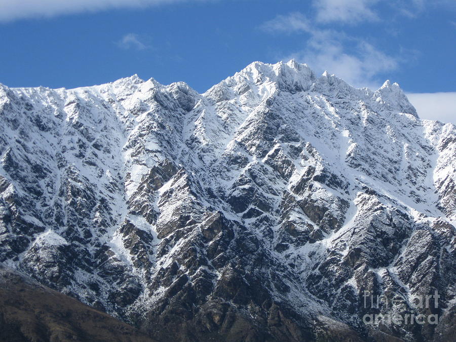 Remarkables mountains Photograph by Lines - Pixels