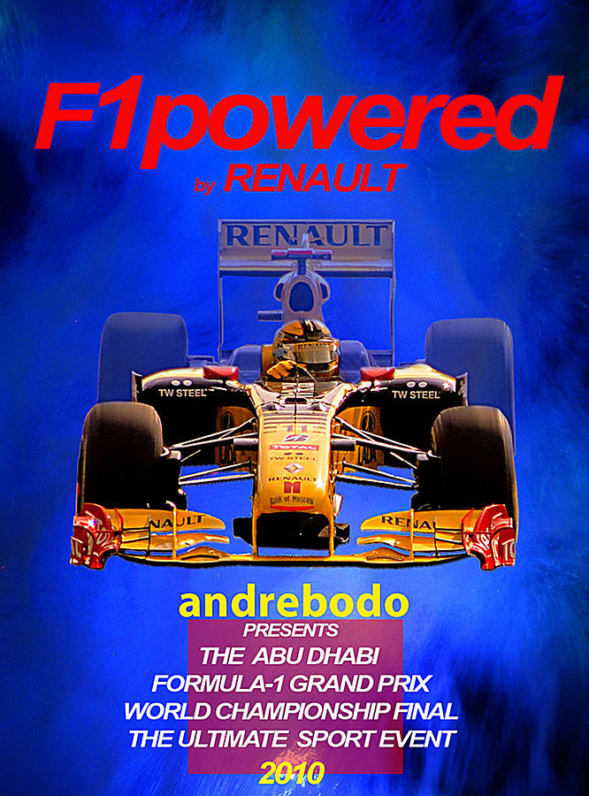 Renault poster Photograph by Andre Bodo - Fine Art America