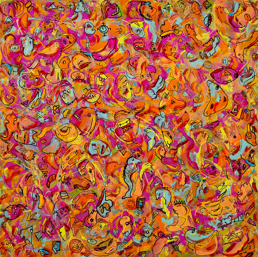 Rendezvous Painting by Debra Jacobson - Fine Art America