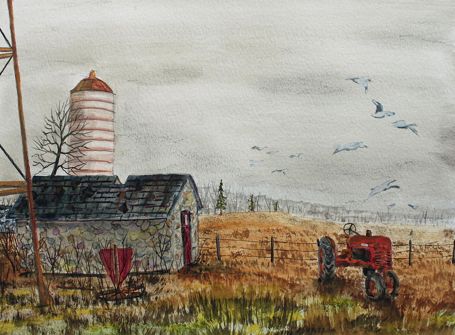 Rest Stop Painting by Jack G Brauer - Pixels